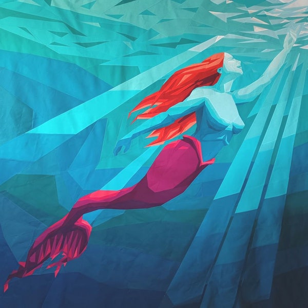 Mermaid Quilt - Etsy