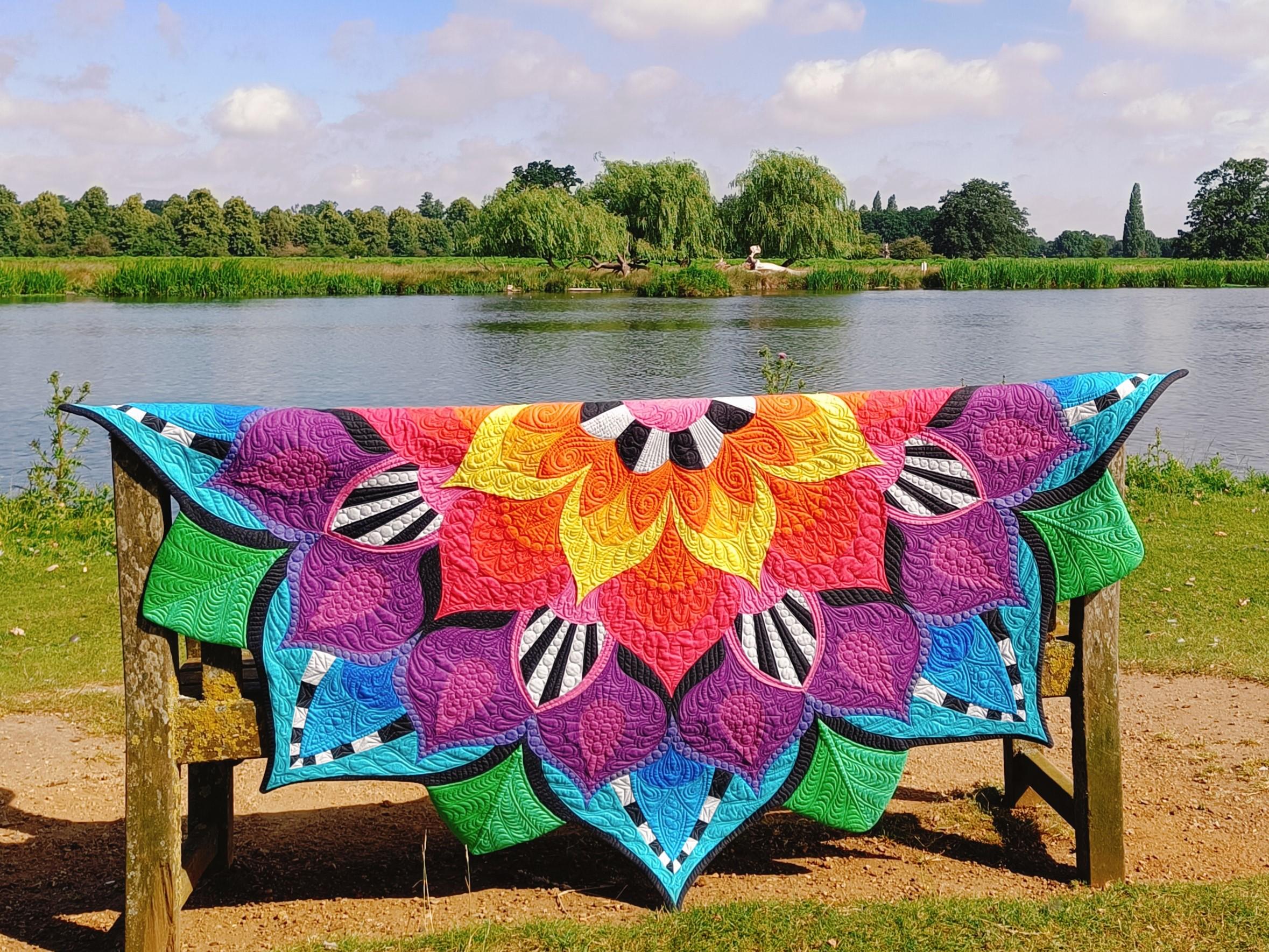 Blooming Mandala Quilt Pattern, PDF Instructions and Templates - Etsy