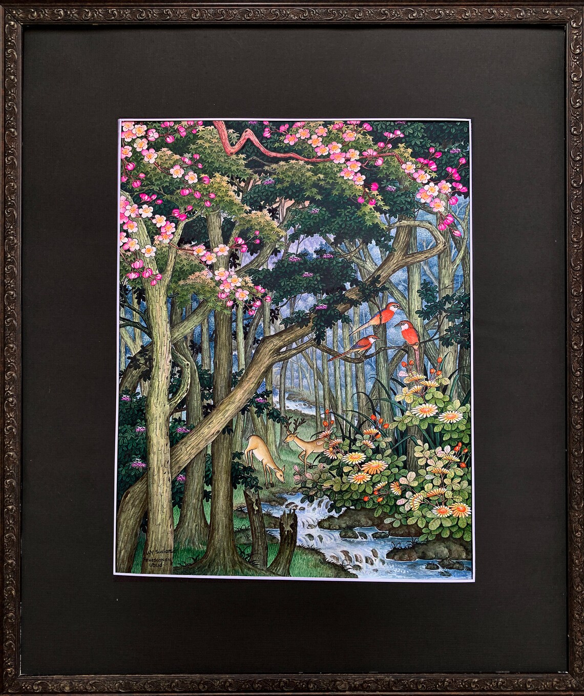 Spring Forest Painting Original Painting Peace in the - Etsy