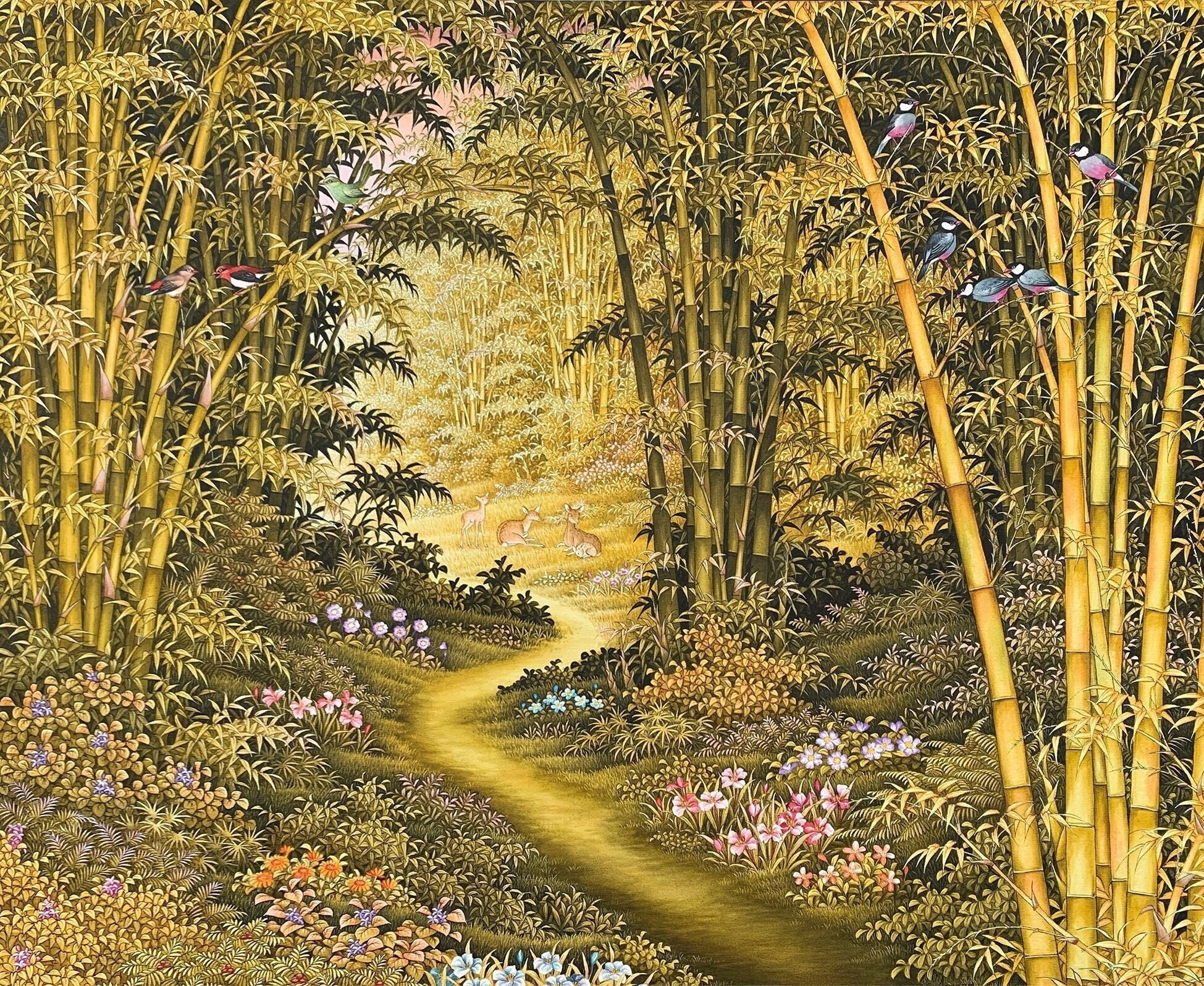 Bamboo Forest Painting
