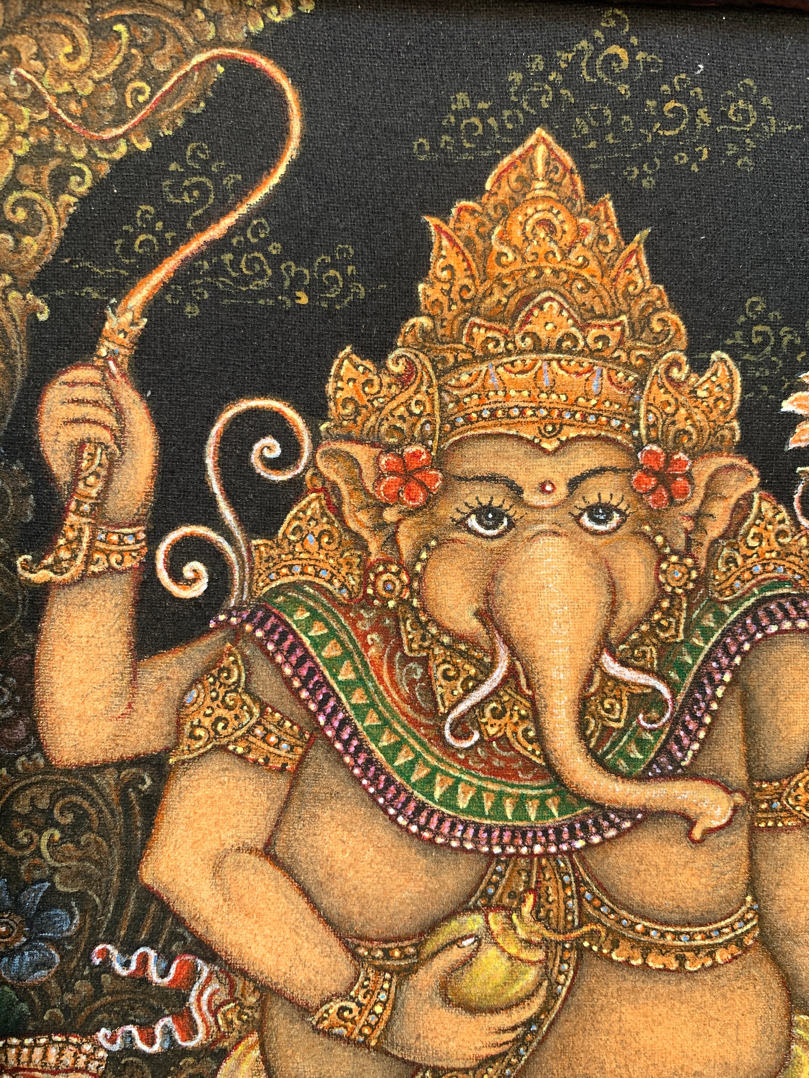 Ganesha Art Painting Lord Ganesha Painting Original - Etsy