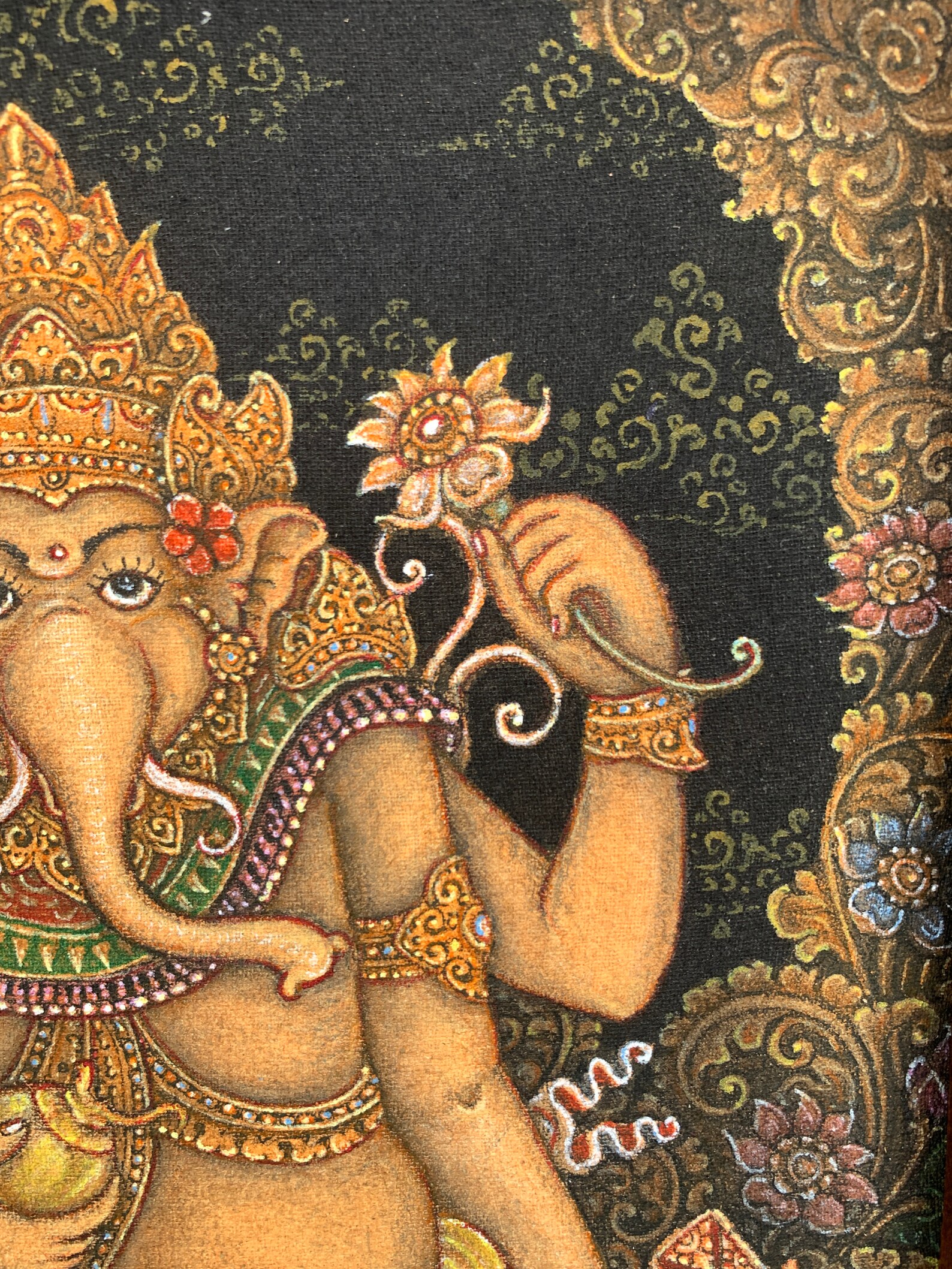 Ganesha Art Painting Lord Ganesha Painting Original - Etsy