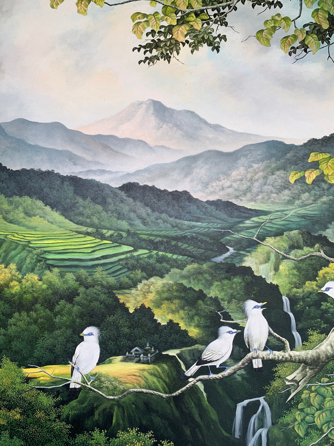 Nature Painting Realistic Landscape Painting Mountain Art - Etsy