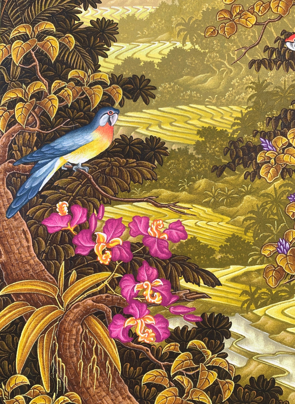 Bali Nature Art Landscape Painting Original Painting Big - Etsy