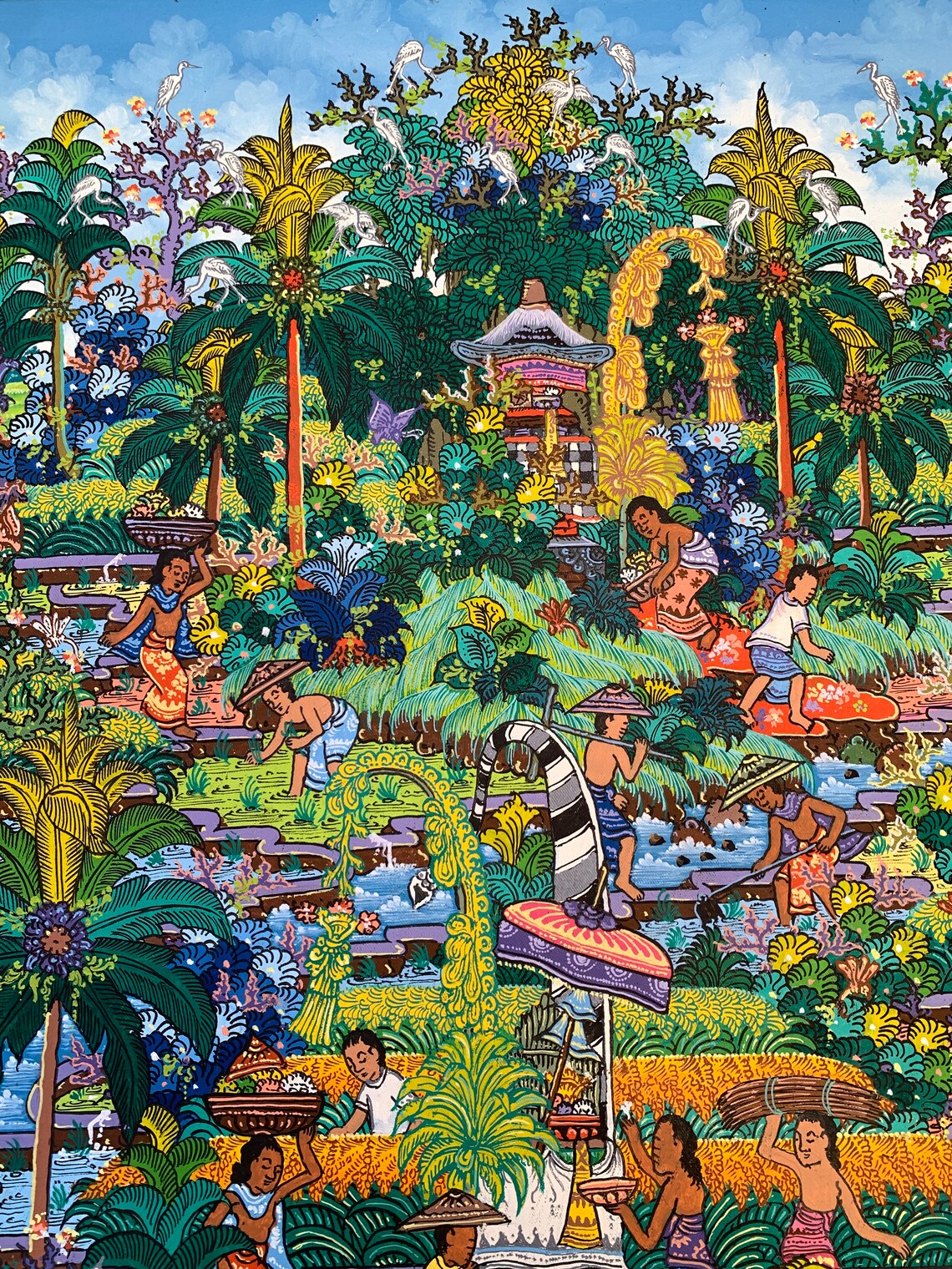 Balinese Daily Life Traditional Art Painting By Founder Etsy balinese-daily-life-traditional-art-painting-by-founder-etsy