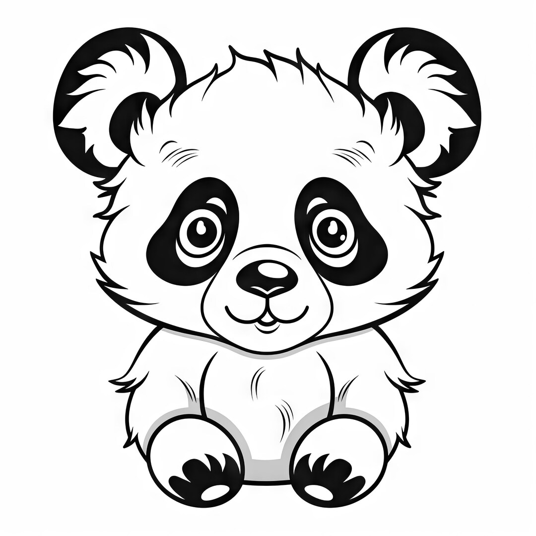 Cute Panda Svg, Cute Baby Panda Svg, Cute Animal Svg, Panda Svg Cut ...