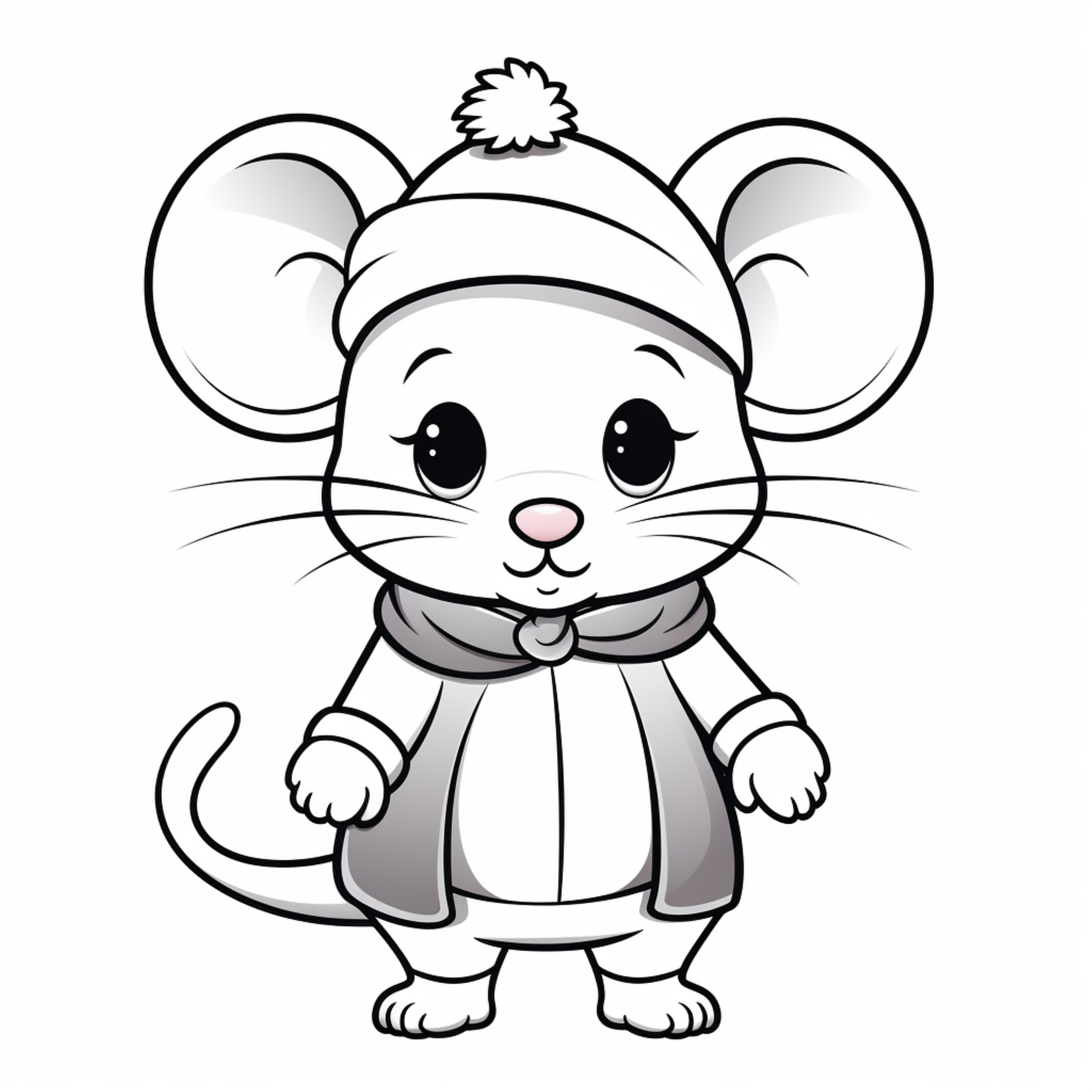 Cute Mouse SVG Cricut, Silhouette Happy Mouse Cut File for Cricut and ...
