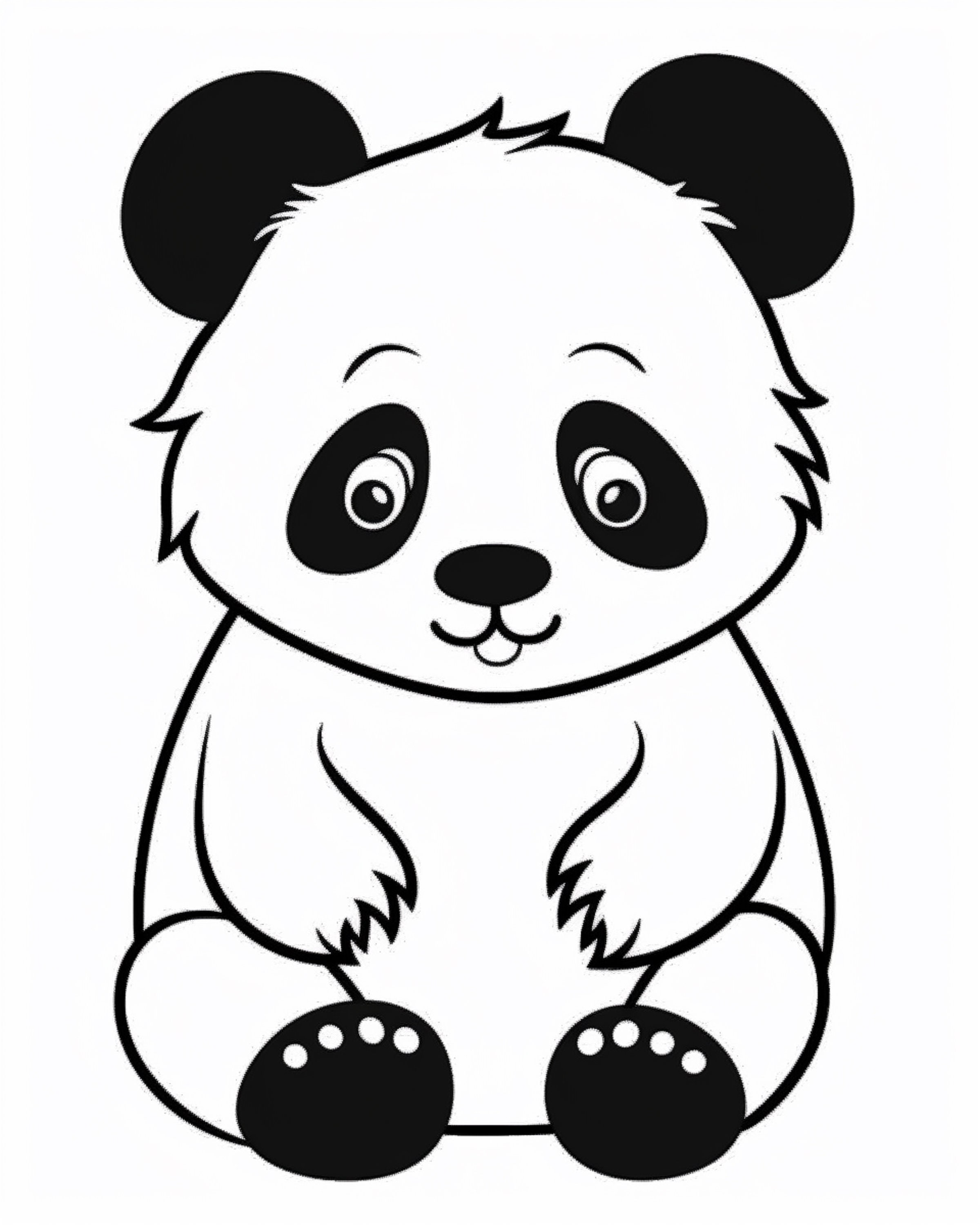PANDA SVG, Cute PANDA Svg, Cartoon Panda Svg, Panda Clipart, Panda Svg ...