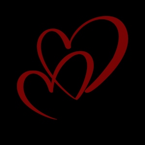 Double Heart PSD - Heart Outline Cut File - Heart Clipart - Heart Shape ...