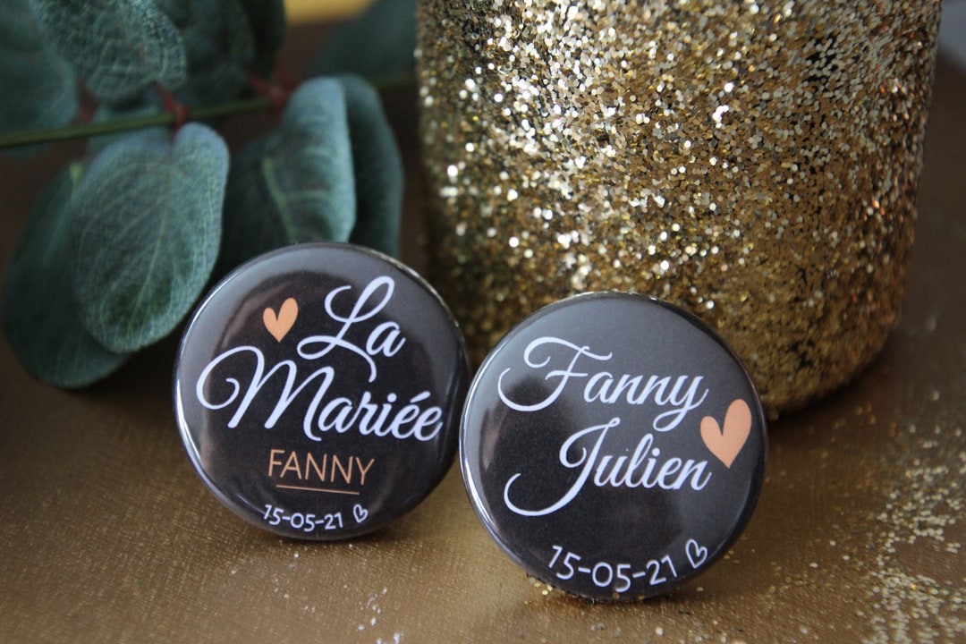 Customizable Bachelorette Party Badges, Witness Badges, Wedding Badge ...