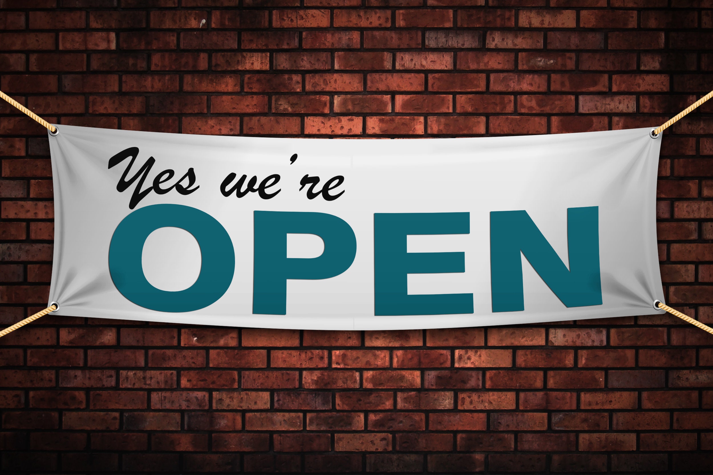 Custom Banner Now Open Banner Personalized Full Color Army | Etsy