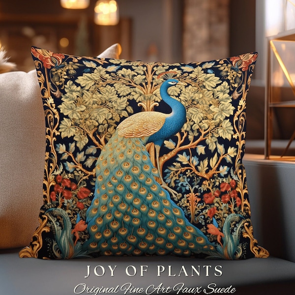Peacock Pillow - Etsy