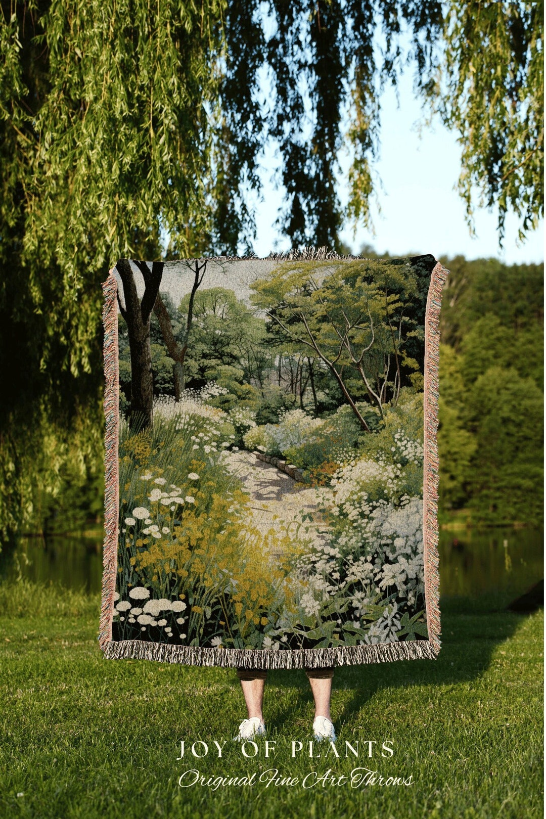 Cottagecore Nature Blanket Jungle Tapestry Blanket Botanical Fairy ...