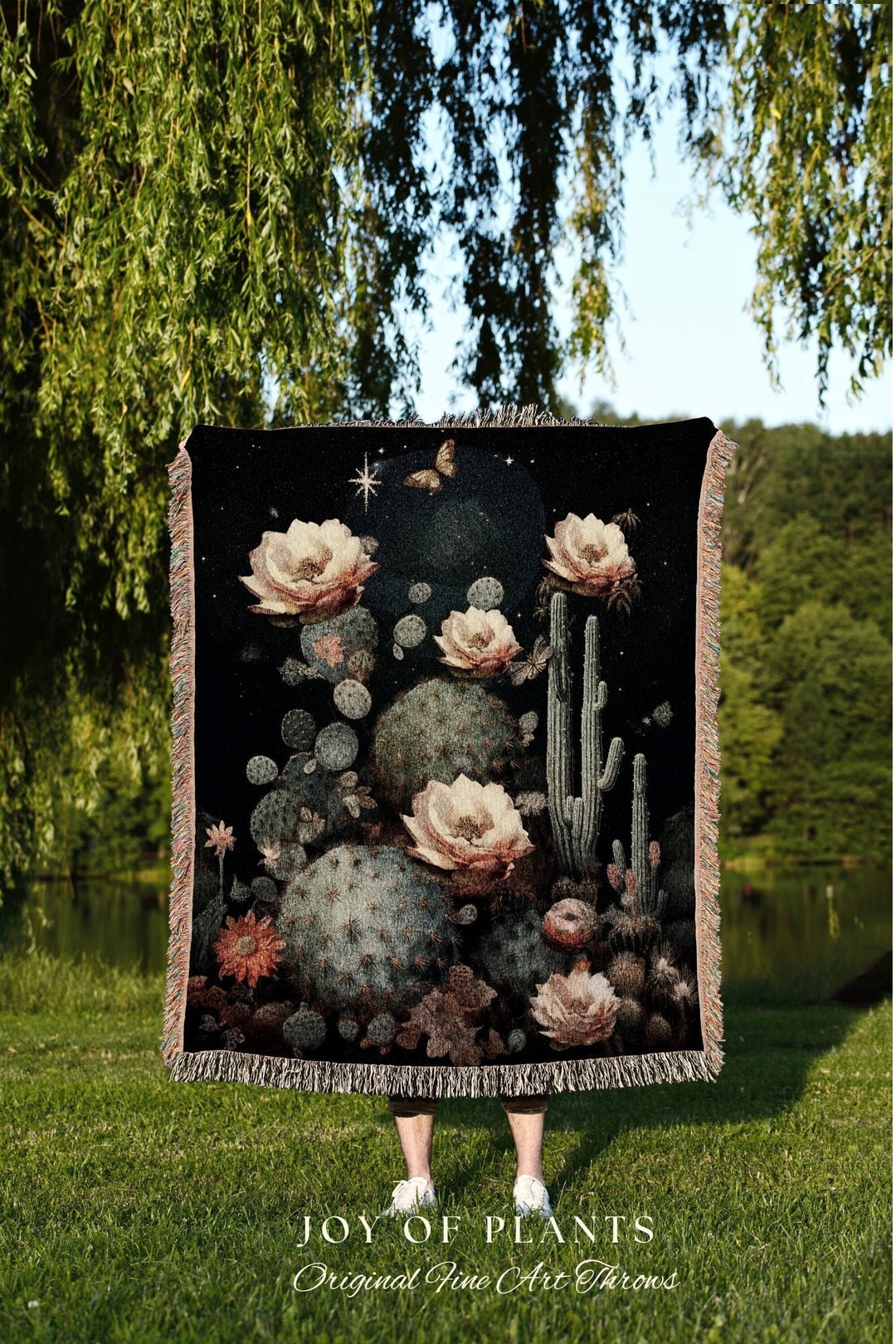 Cactus Flower Tapestry Wall Hanging Southwestern Wall Art Desert ...
