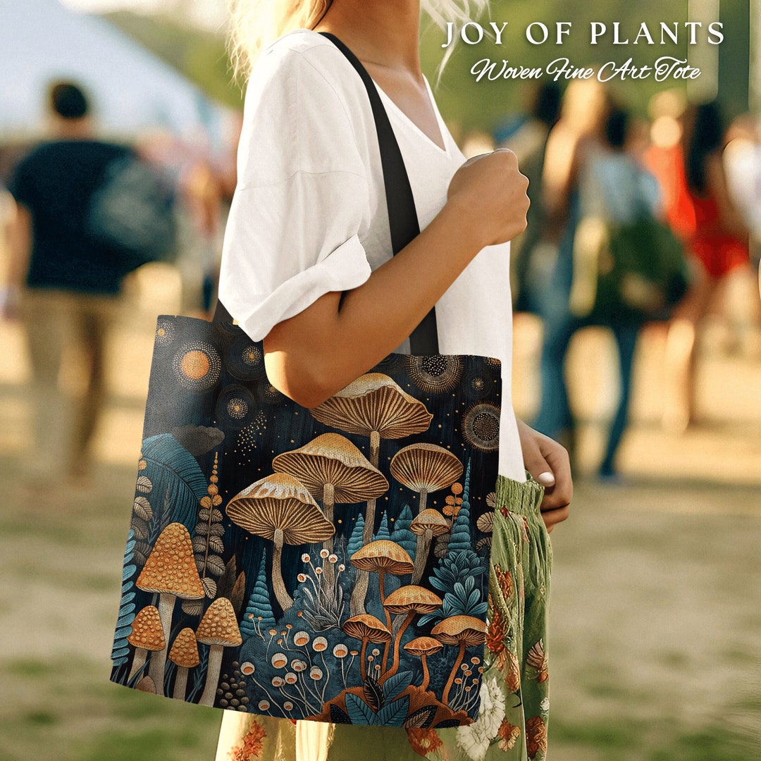 Fairycore Mushroom Bag | Eclectic Aesthetic Gift for Forager Fairy Core ...