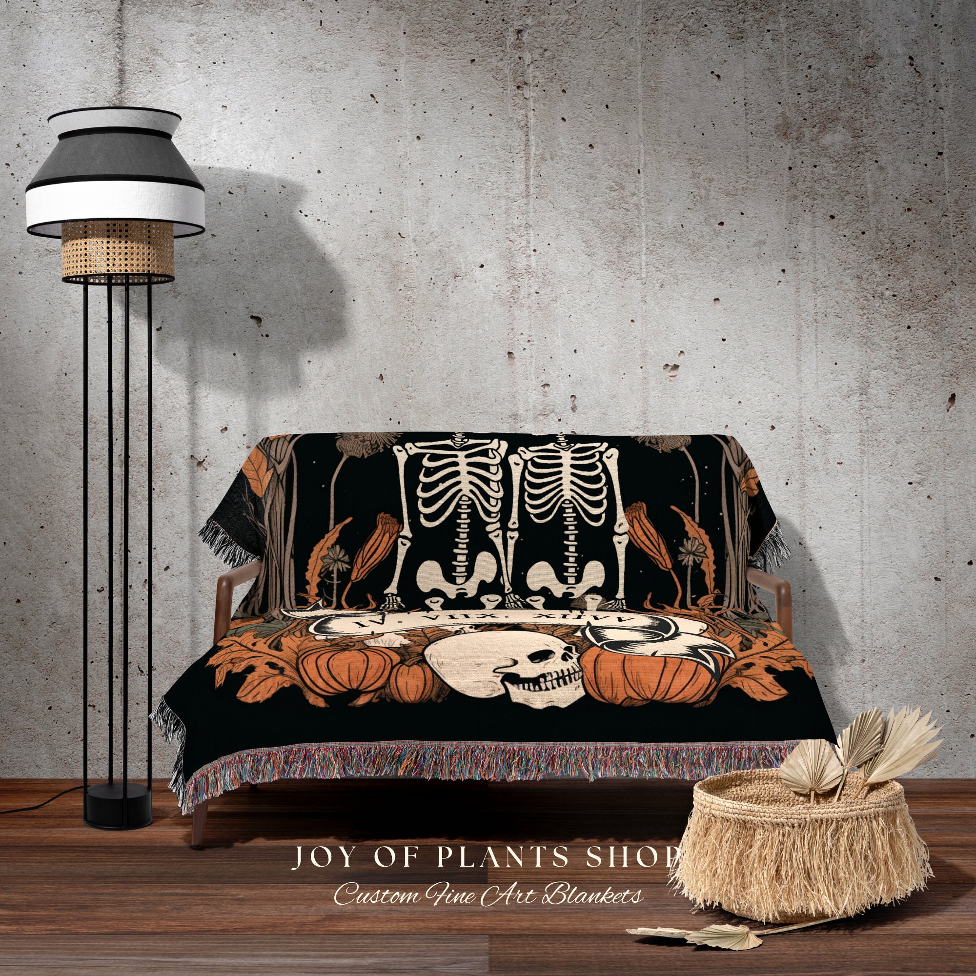 Goth Anniversary Blanket Personalized | Gothic Wedding Custom Blanket ...