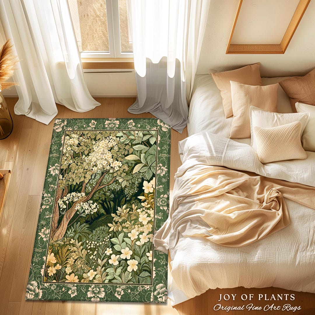 Soft Aesthetics Folklore Area Rug | Fairy Inspired Bedroom Cozy ...