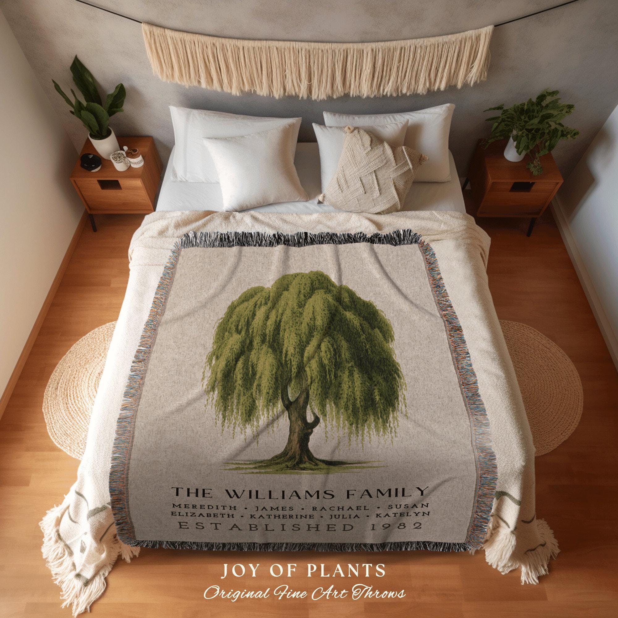 Custom Family Name Tapestry | Family Tree Gift Personalized Mother's ...