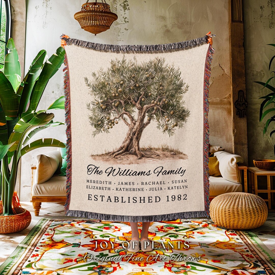 Rustic Family Name Tapestry Custom | Sentimental Family Heritage ...