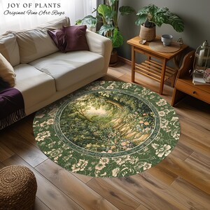 Mystic Garden Fairytale Landscape Area Rug | Fairycore Woodland Nature ...