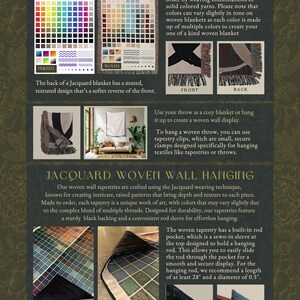 Dark Cottagecore Crow Tapestry Woven | Raven Wall Art Blanket Woven ...