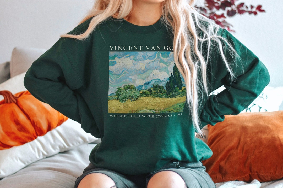 Van Gogh Print Vintage Art Sweatshirt Artist Aesthetic Clothing Van ...