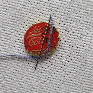 Nuka Cola Bottle Cap Fallout Enamel Brooch Magnet Needle Minder - Etsy