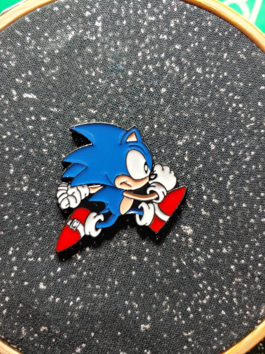 Sonic the Hedgehog Sega Enamel Brooch Magnet Needle Minder - Etsy