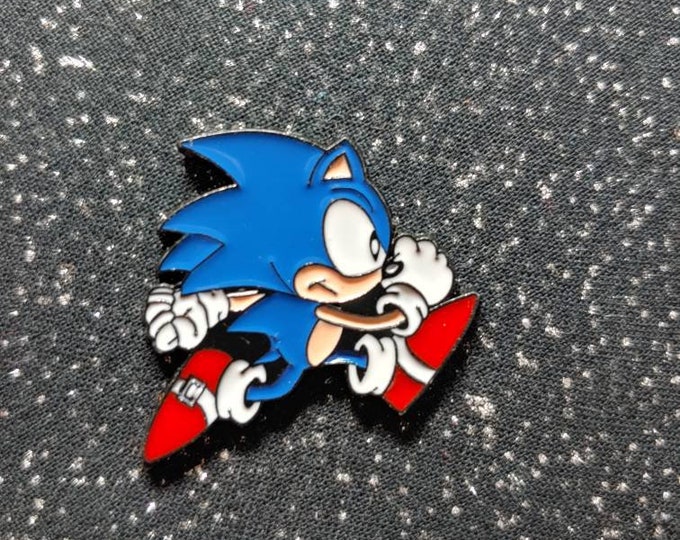 Sonic the Hedgehog Sega Enamel Brooch Magnet Needle Minder - Etsy