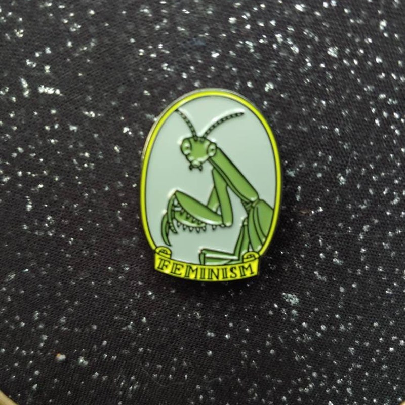 Praying Mantis Pin - Etsy
