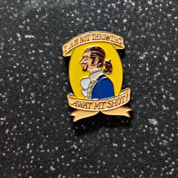 Hamilton Enamel Pin - Etsy