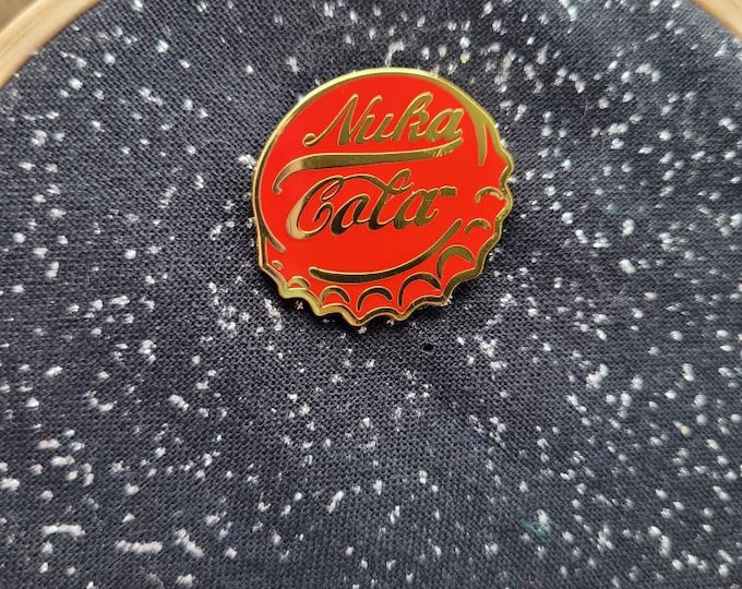 Nuka Cola Bottle Cap Fallout Enamel Brooch Magnet Needle - Etsy