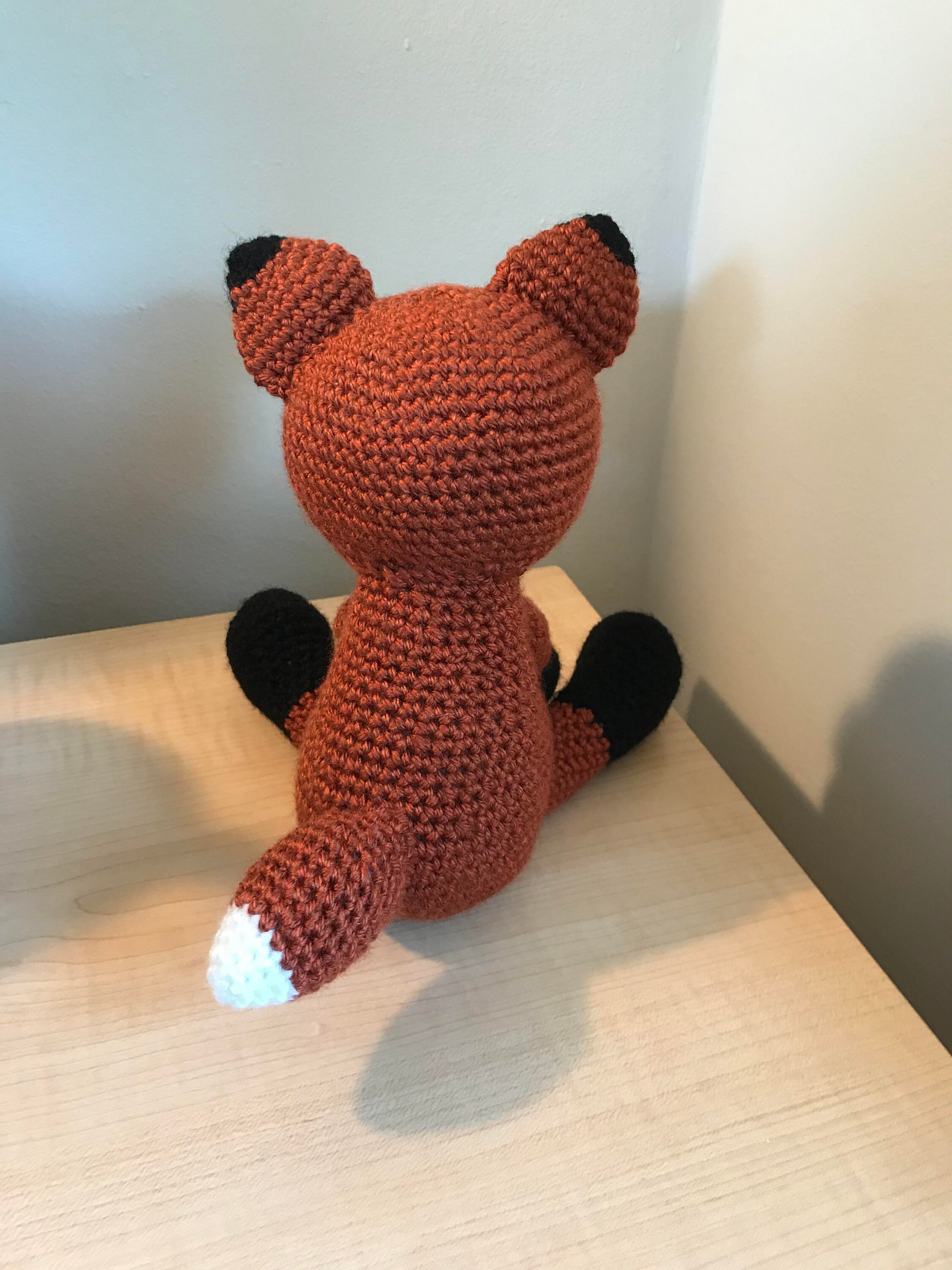 Crocheted Fox Stuffed Animal - Etsy