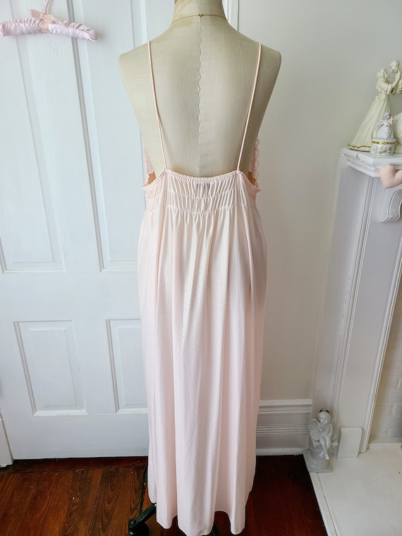 Romantic Vintage Ballet Pink Nightgown Peignoir Set Gem