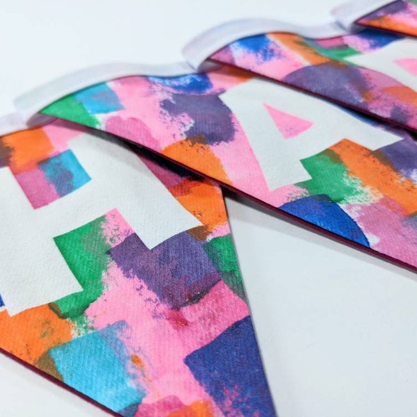 Upcycled Banner - Etsy