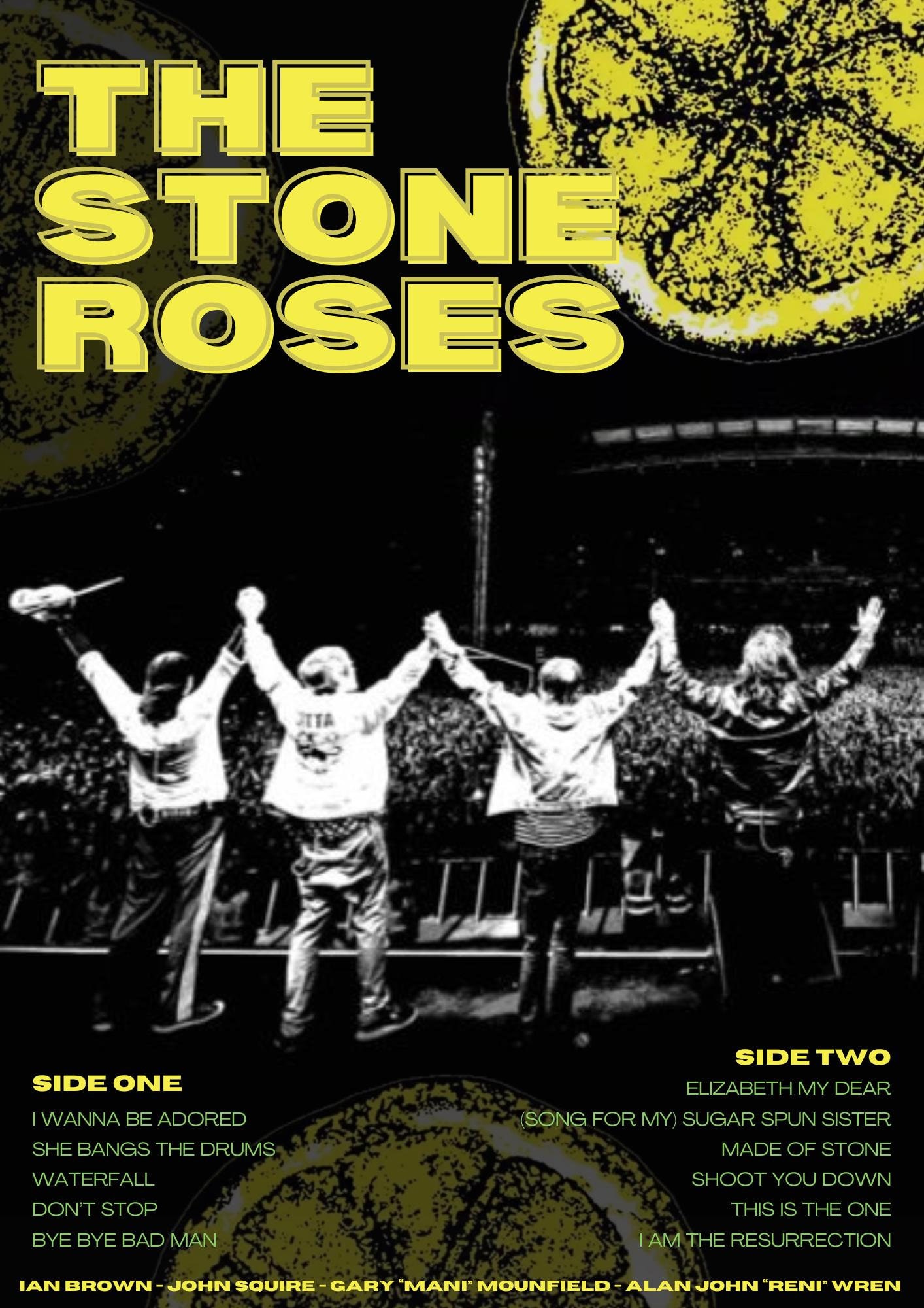 The Stone Roses Printable Poster A4 A3 A2 Digital Download - Iconic ...