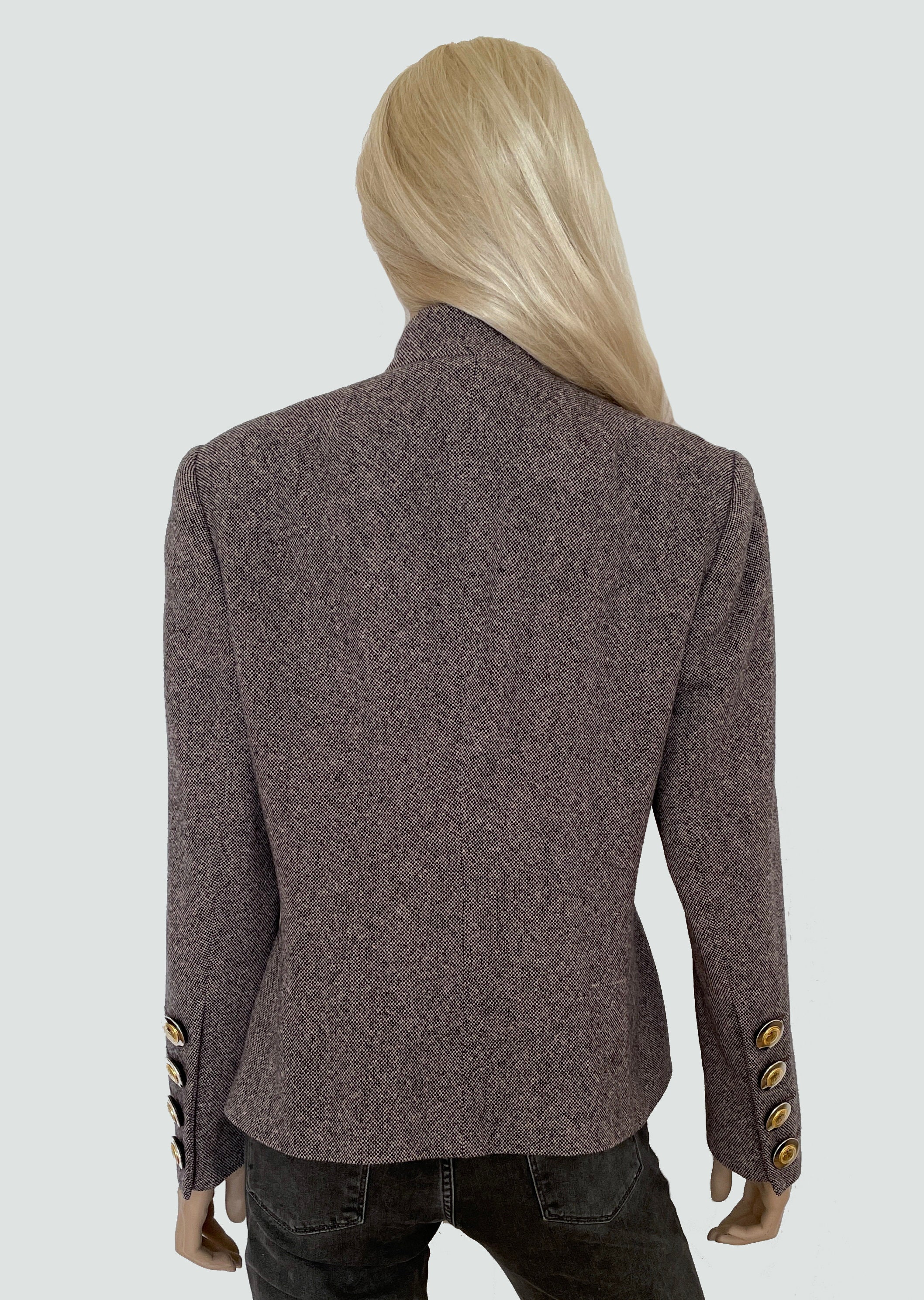 Vintage AKRIS Luxurious Asymmetric Wool Blazer, Asymmetric Wool Jacket ...