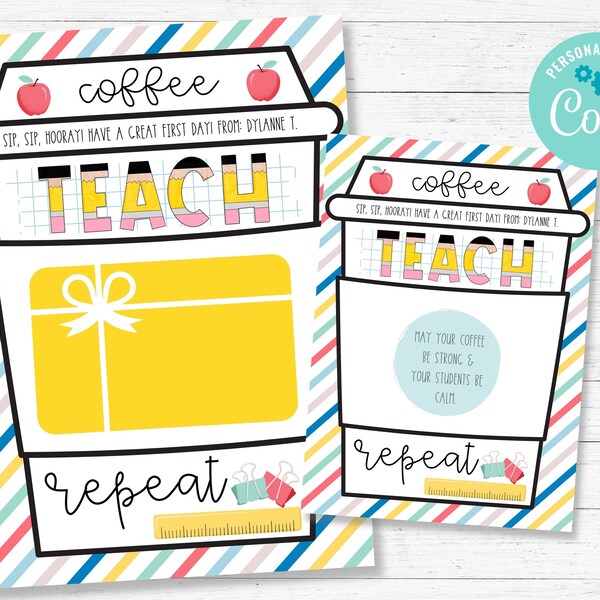 Coffee Thank You - Etsy