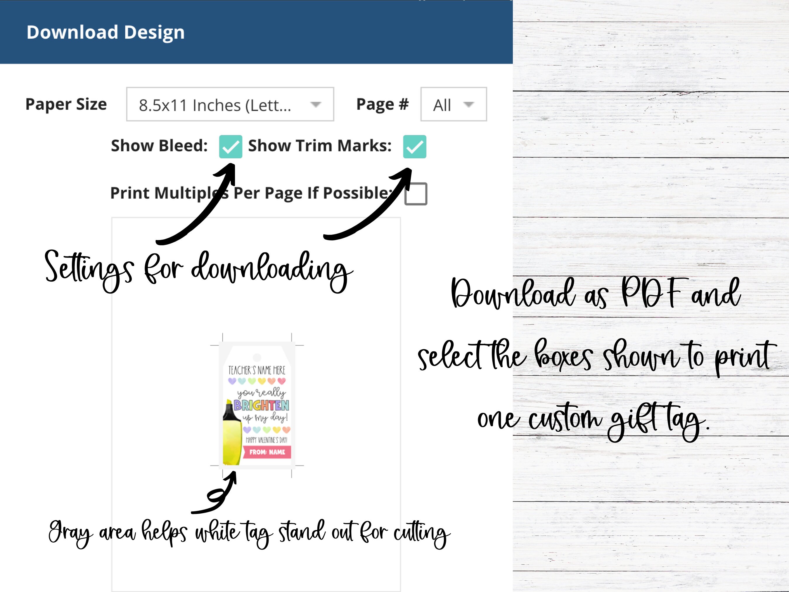 Printable/editable Highlighter Teacher Valentine's Day - Etsy Australia
