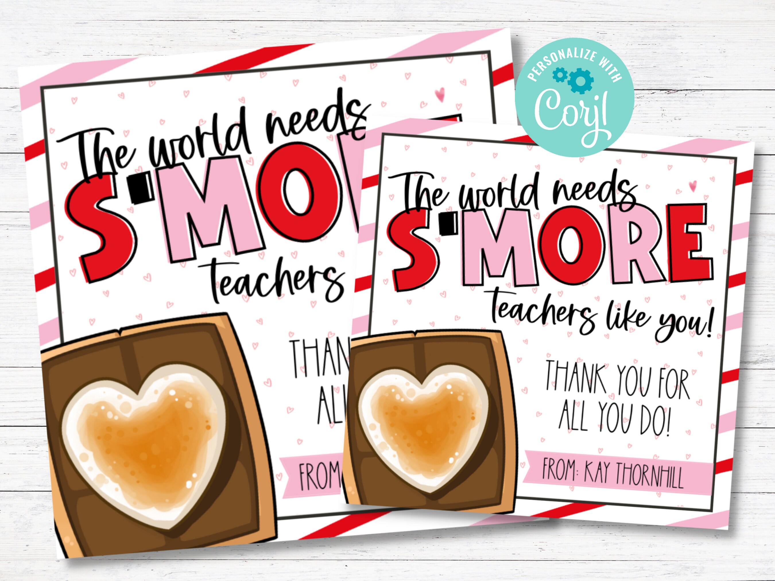 Printable/editable the World Needs S'more Teachers Like You Tag ...
