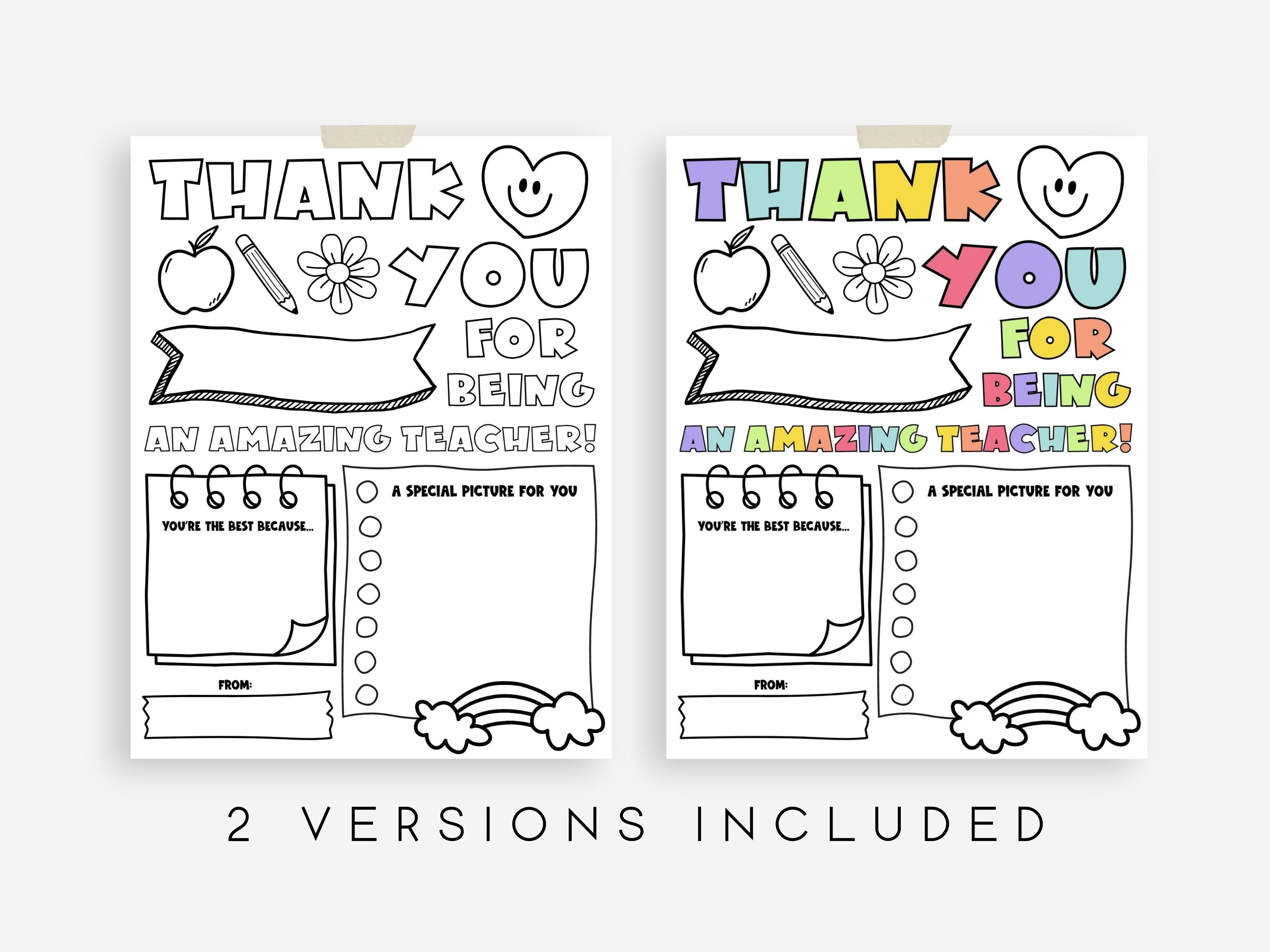 Teacher Appreciation Gift, Teacher Thank You Gift, End of Year Gift ...