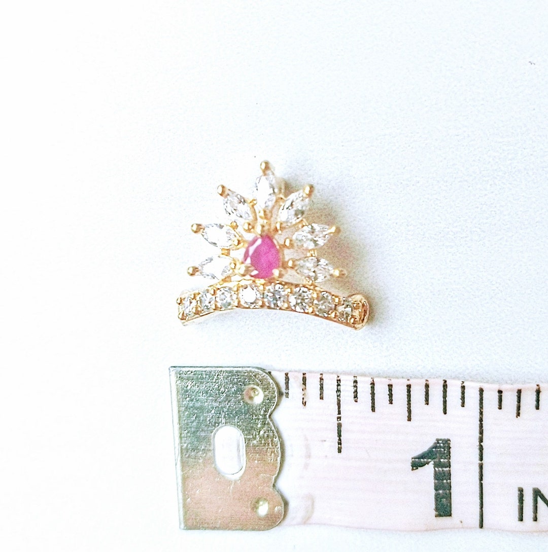 Tiny Golden Diamante Tiara Crown miniature - Etsy