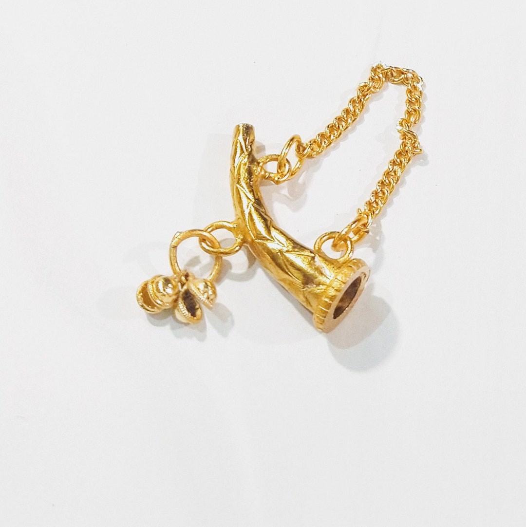 Gold Bugle Horn miniature - Etsy