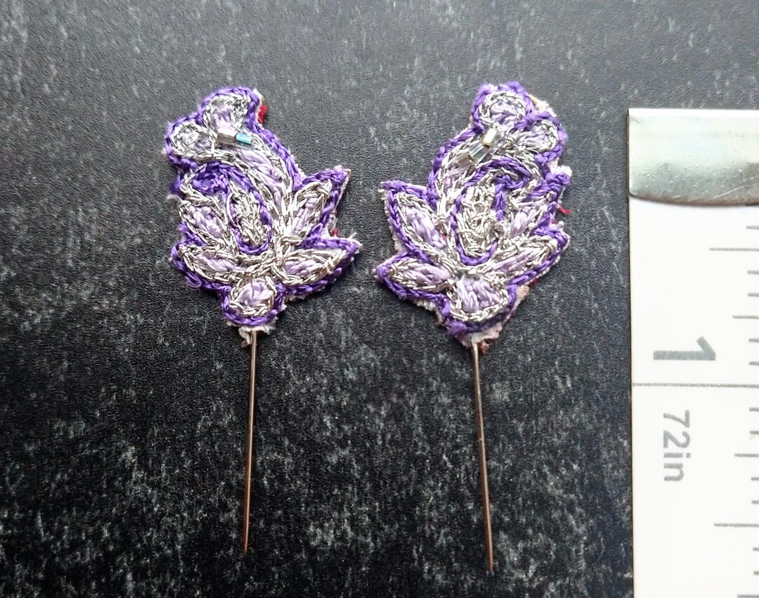 Lavender Lotus Turban / Hat Pins (small Size) - Etsy