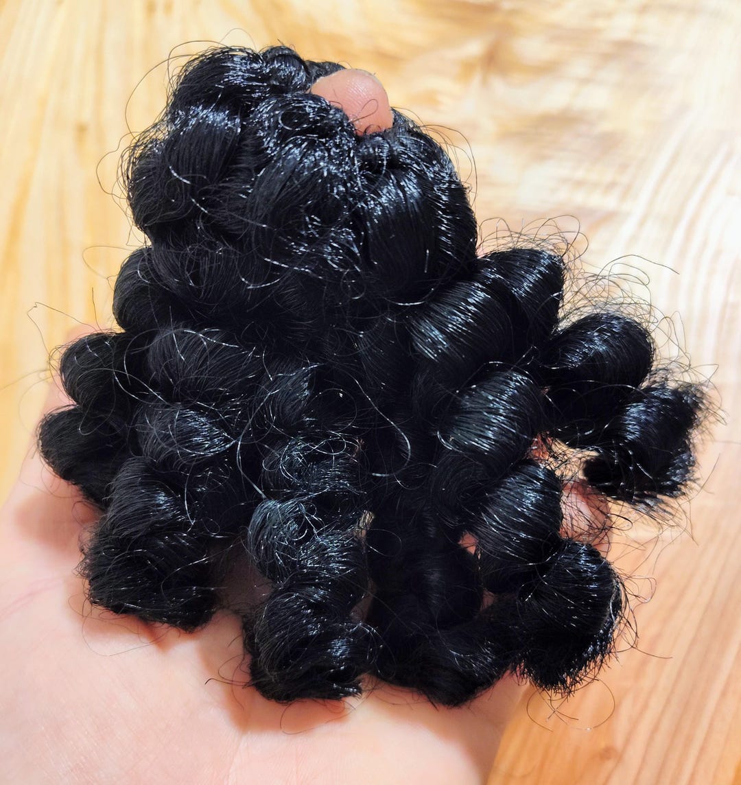 Open Topknot Wig (miniature for Deity/doll) - Etsy