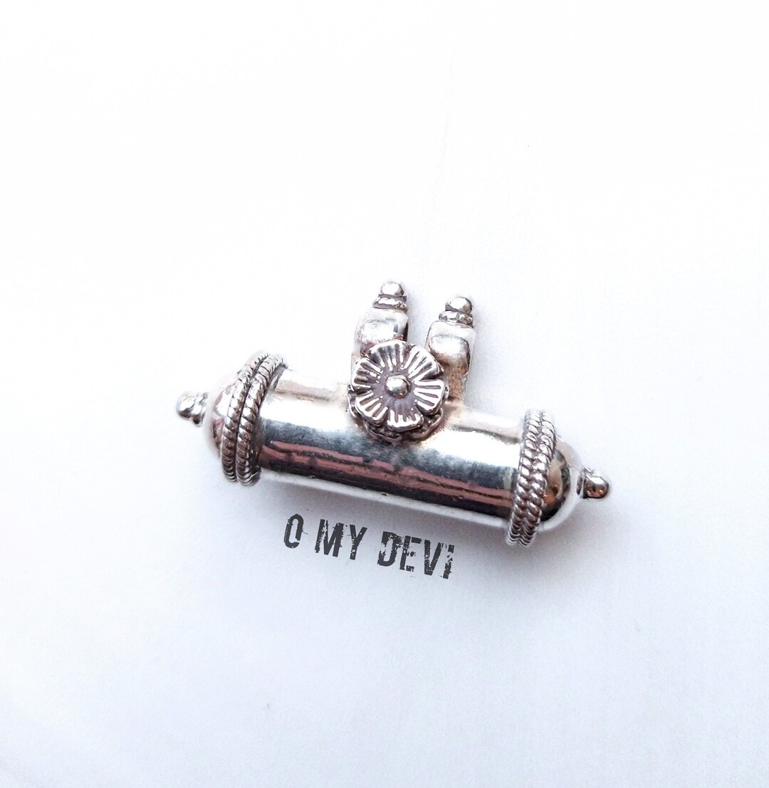 Sterling Silver Flower Amulet (kavacha) - Etsy