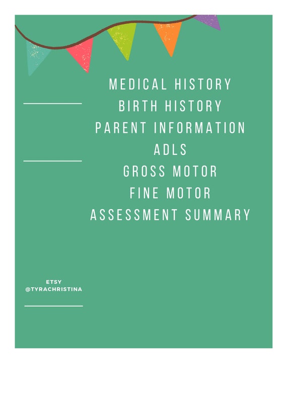 Gross Motor Assessment Forms Printable