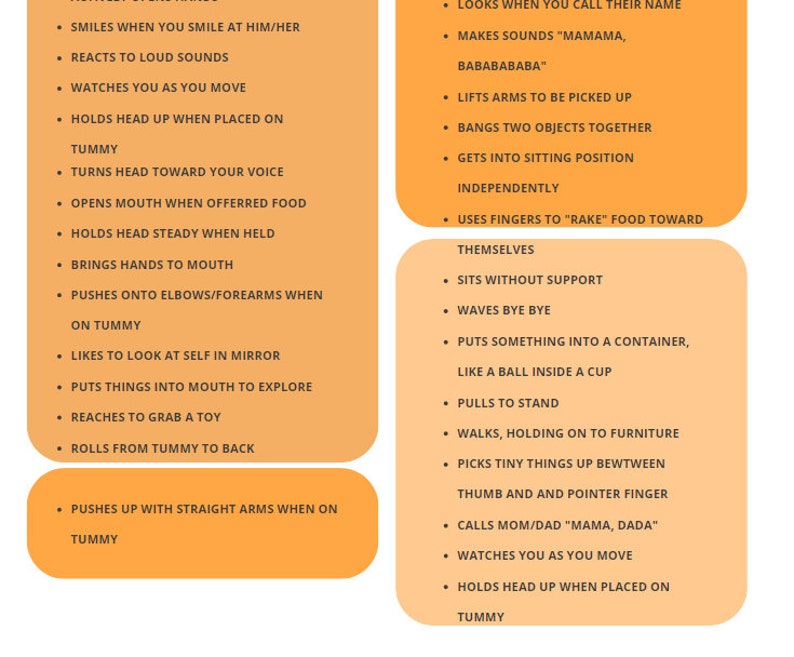 Occupational Therapy, CDC Milestones, Children Milestones, New Mom ...