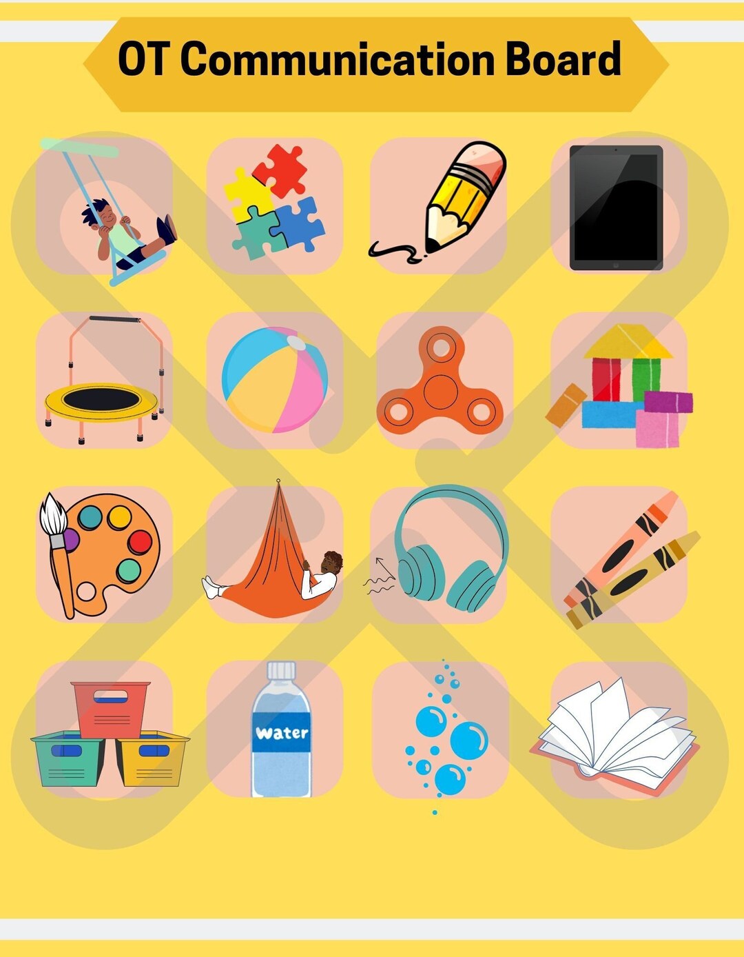 Picture Communication Board for Pediatric OT : Enhance Speech ...