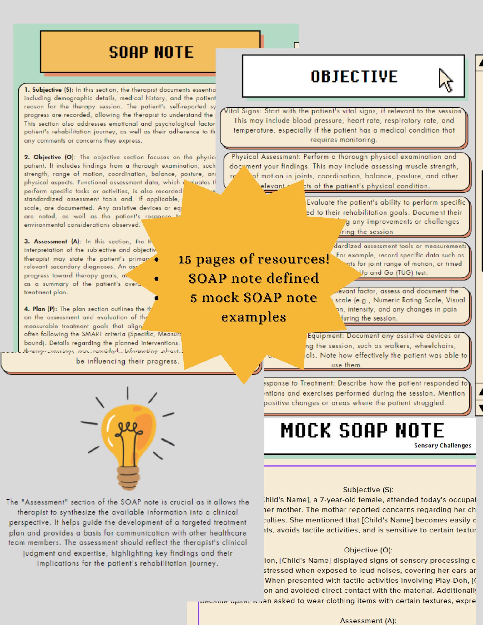 Occupational Therapy SOAP Note, Occupational Therapy SOAP Note Quick ...